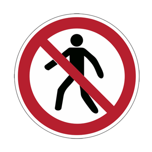 No Access Beyond This Point Gobo Sign Gobosign