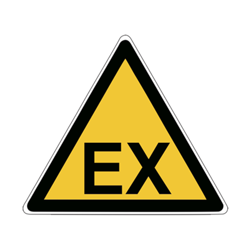 Explosive zone (EX) - GOBO SIGN – gobosign