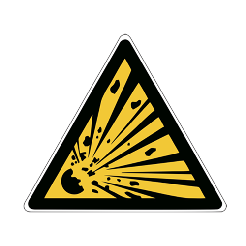 Explosive material - GOBO SIGN – gobosign