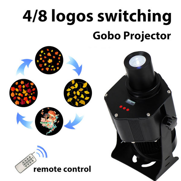 GoboSign 4/8 logos switching Gobo Projector (remote control) – gobosign