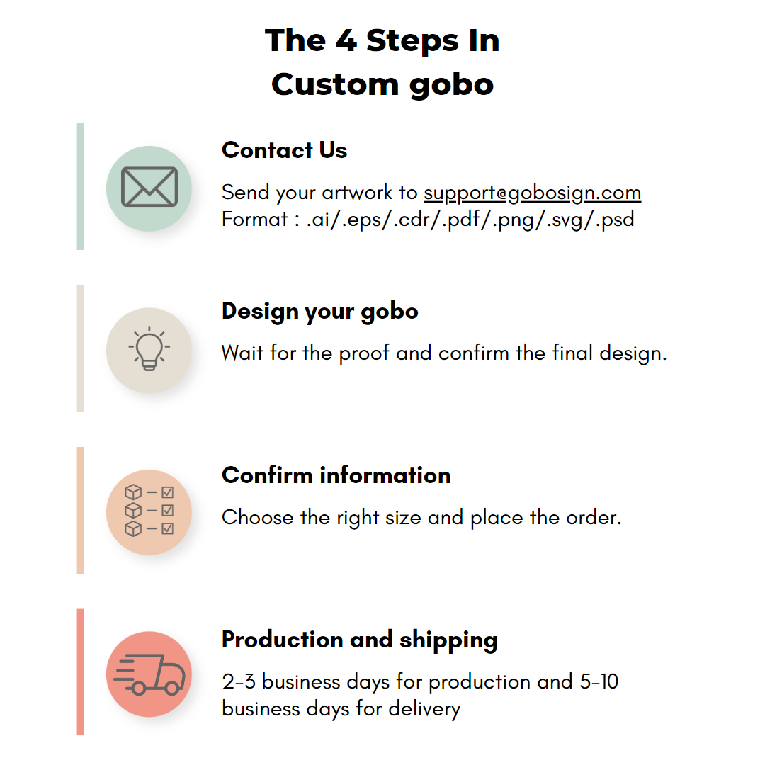 Gobosign Three Color Glass Gobo – gobosign